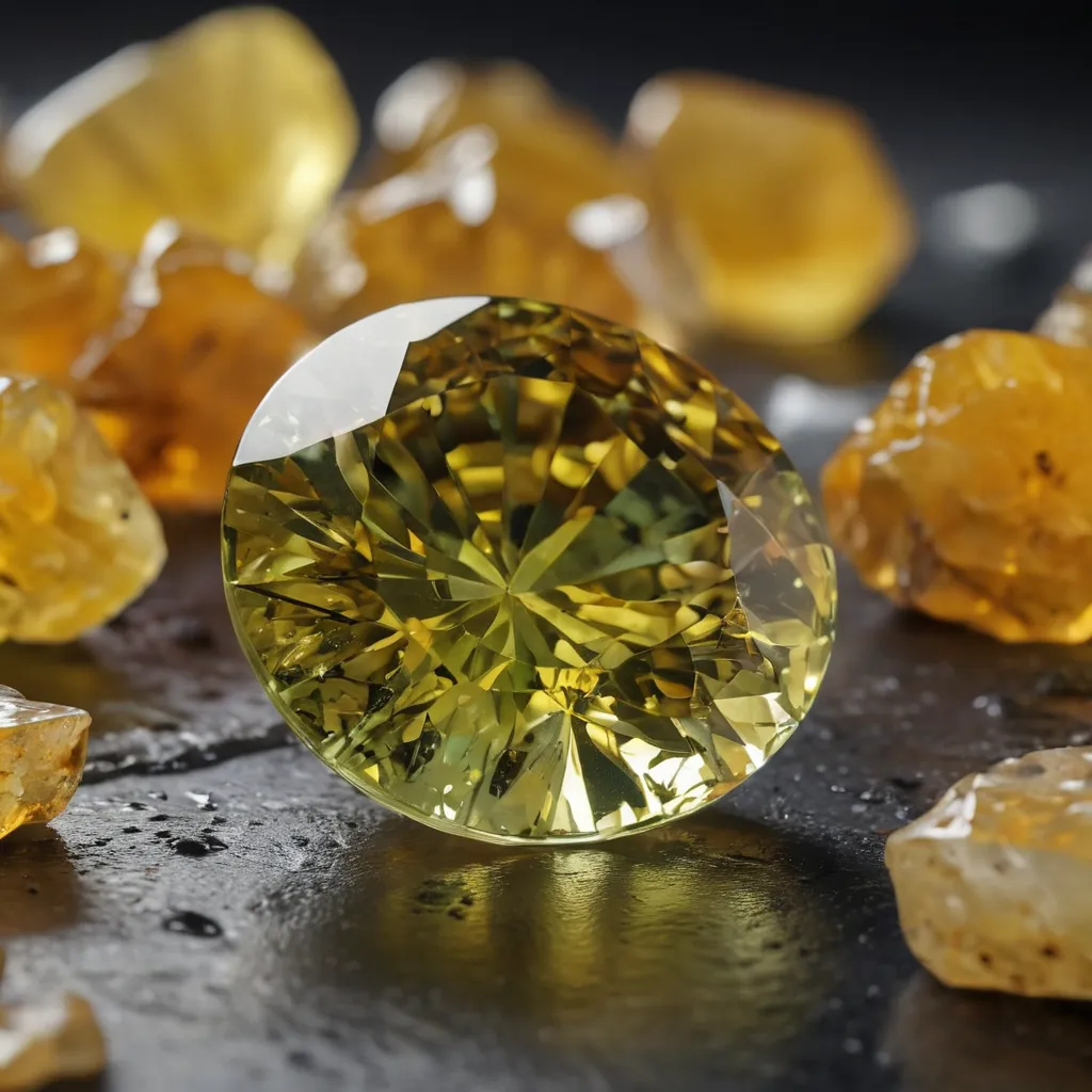 Exploring the Allure of Greenish Yellow Gemstones