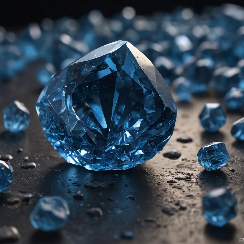 The Fascinating World of Blue Sparkly Crystals