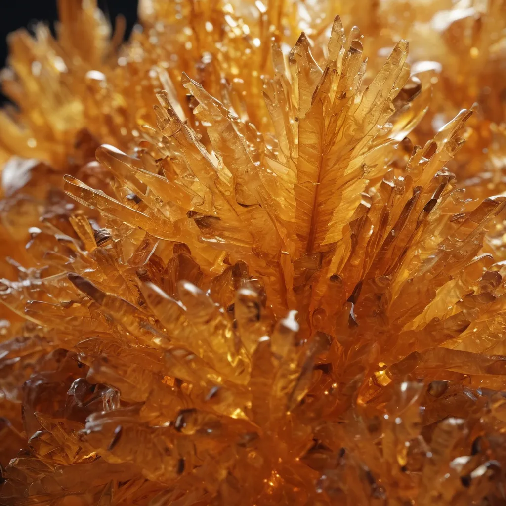 Exploring Yellowish Orange Crystals: Nature’s Intricacies