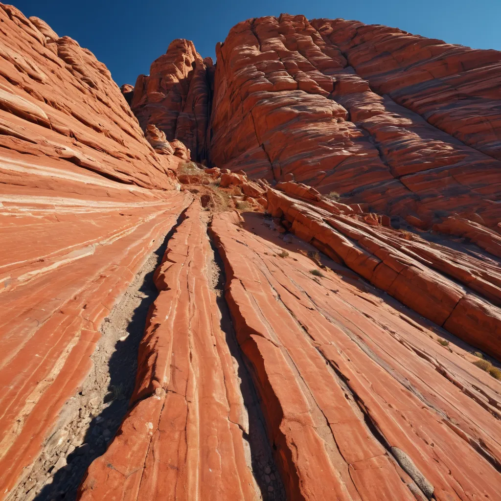 Exploring the Beauty of Red Rock with Black Stripes